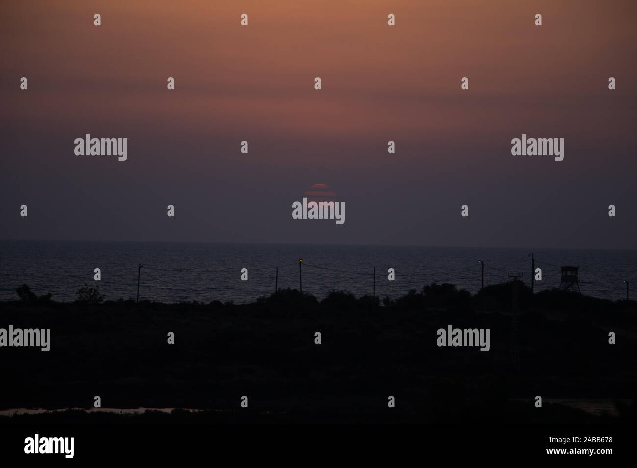 the sunset in different perspective and beauty of it in the colors of ...