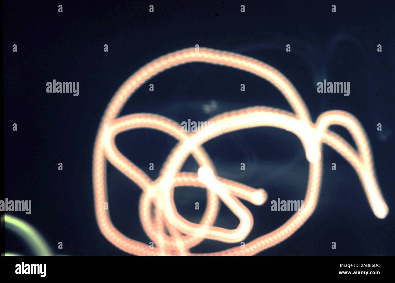 Vintage TV Fuse Filament Abstract-Neon-Light photo taken circa 1960's ...