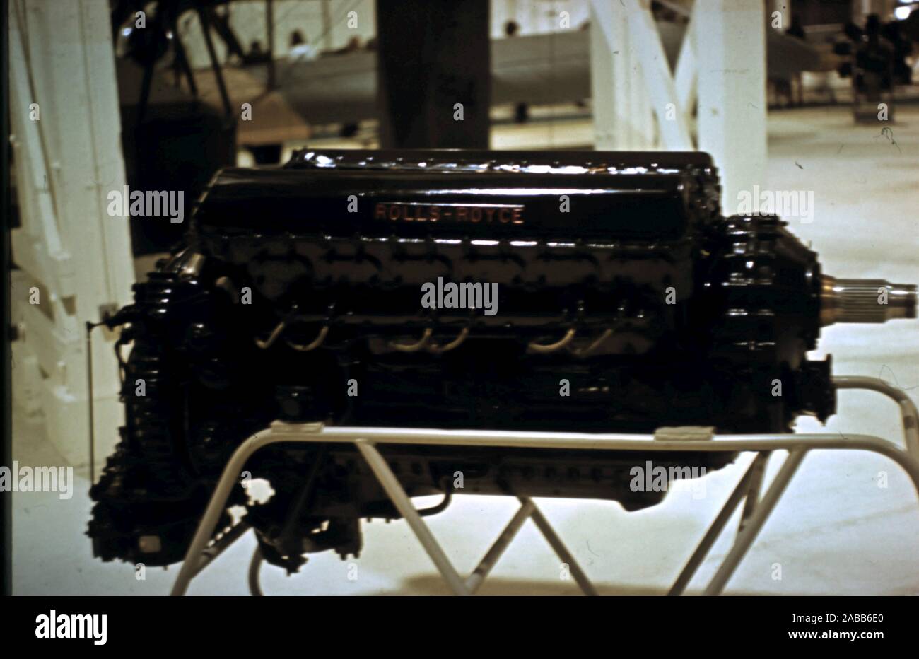 Rolls Royce Aircraft Engine Stock Photo - Alamy
