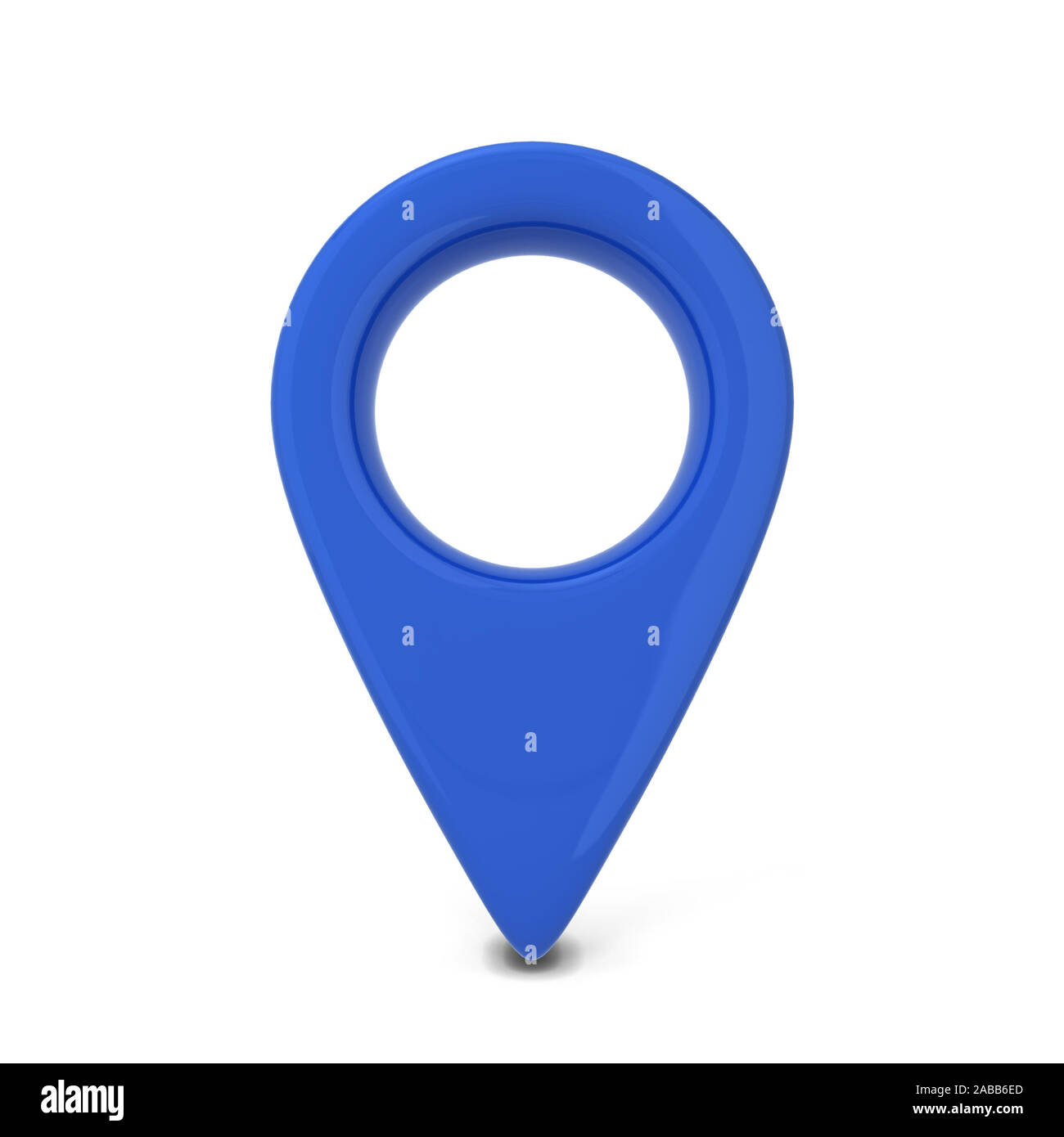 Map pointer. 3d illustration isolated on white background Stock Photo ...