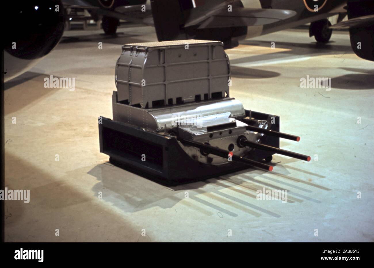 Abstract-Aircraft Machine Gun System - photo taken at aircraft museum ...