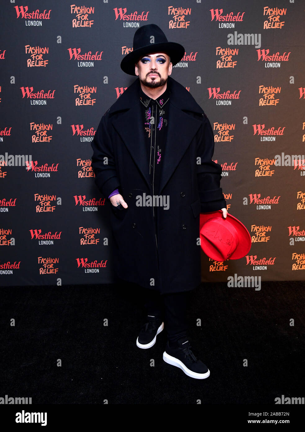 Boy George attends the Fashion for Relief Charity pop-up store launch ...