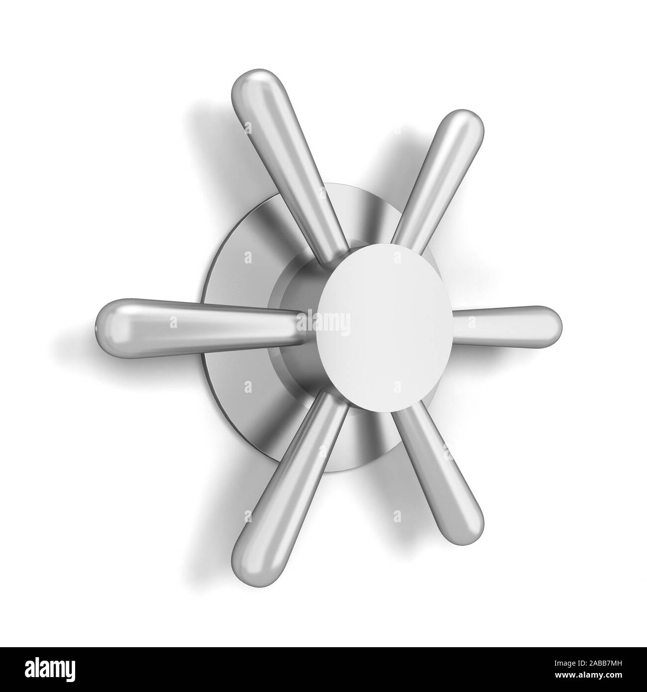 Safe lock. 3d illustration isolated on white background Stock Photo - Alamy