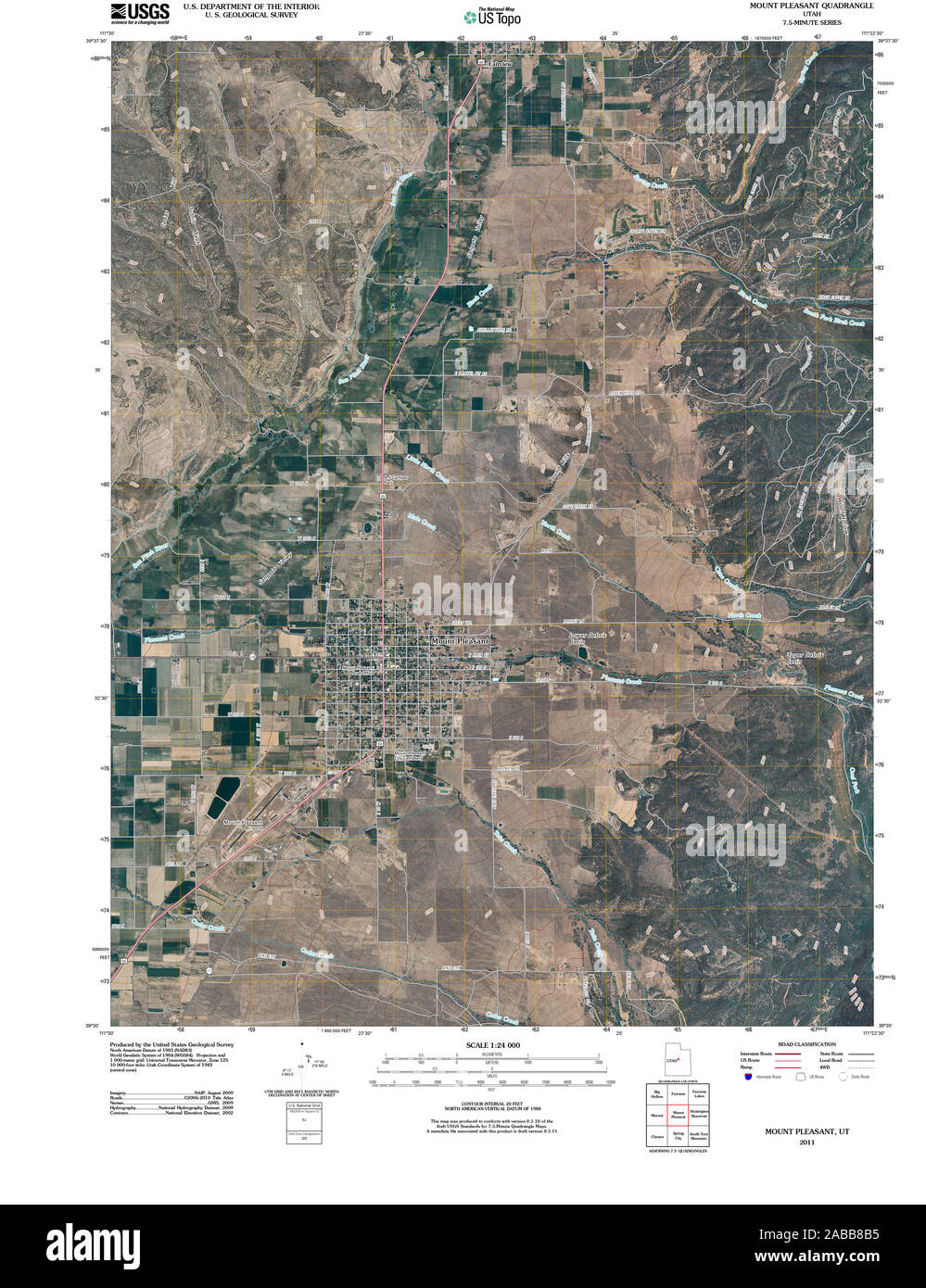 Map of mount pleasant Cut Out Stock Images & Pictures - Alamy