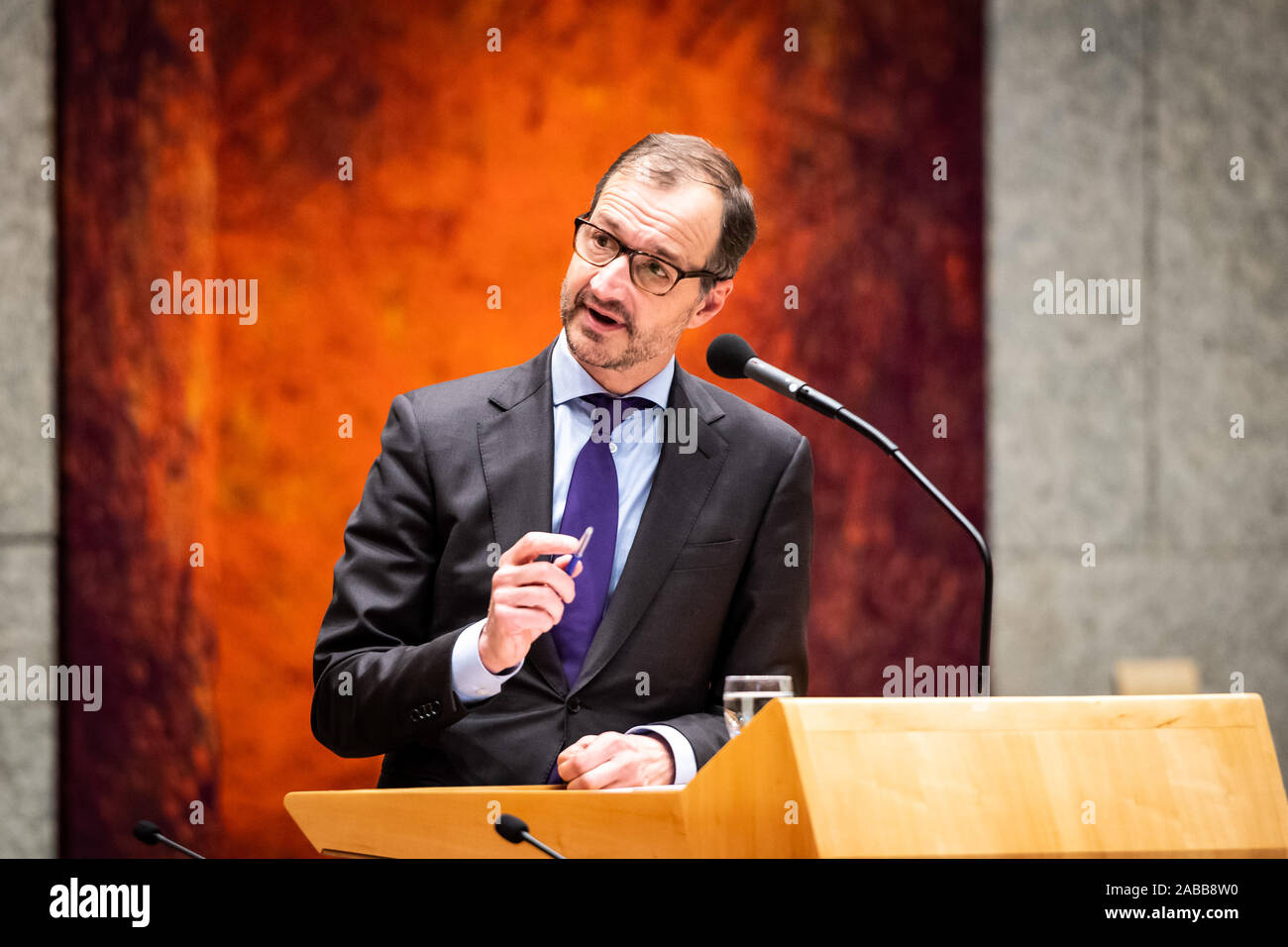 Den Haag, Netherlands. 26th Nov, 2019. DEN HAAG, 26-11-2019, Question ...