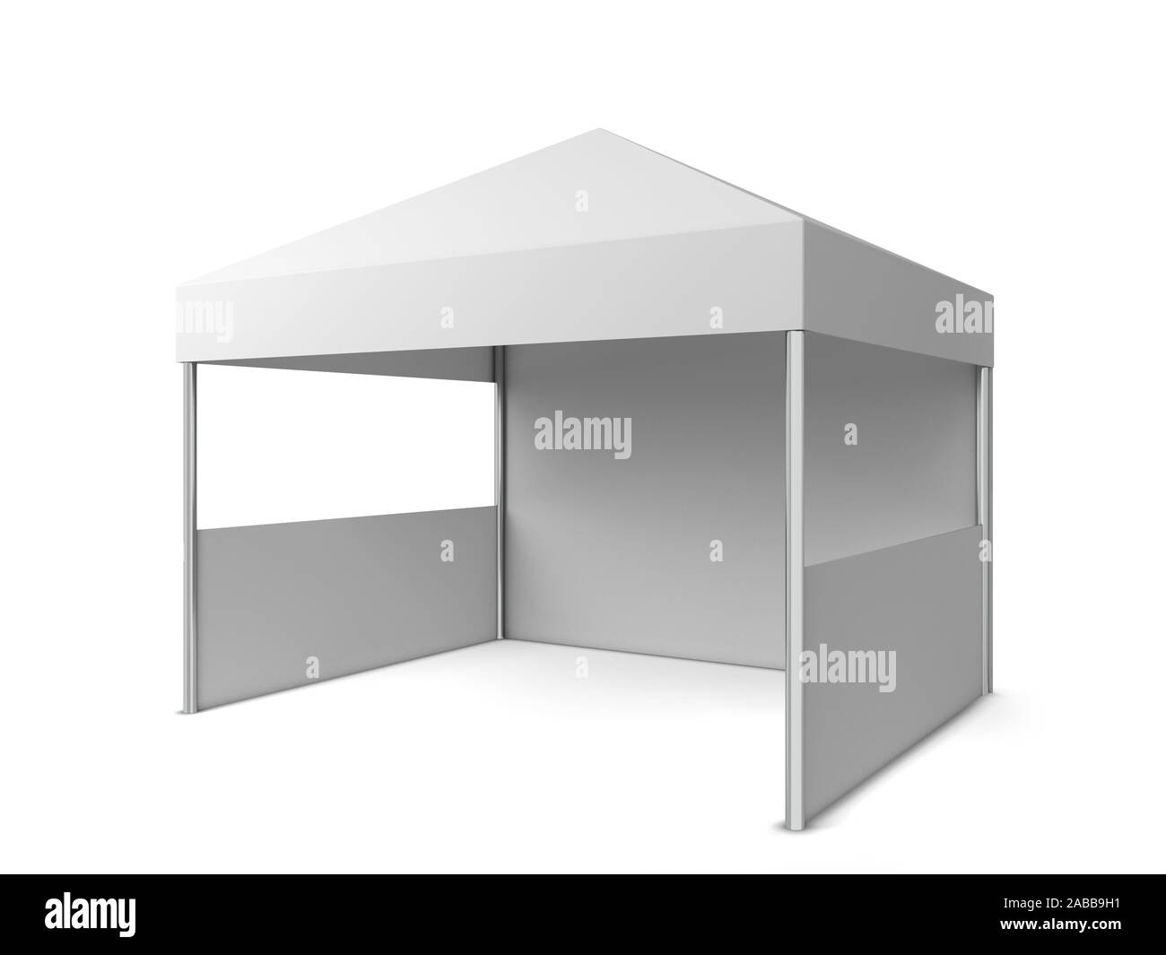 Blank tent. 3d illustration isolated on white background Stock Photo ...