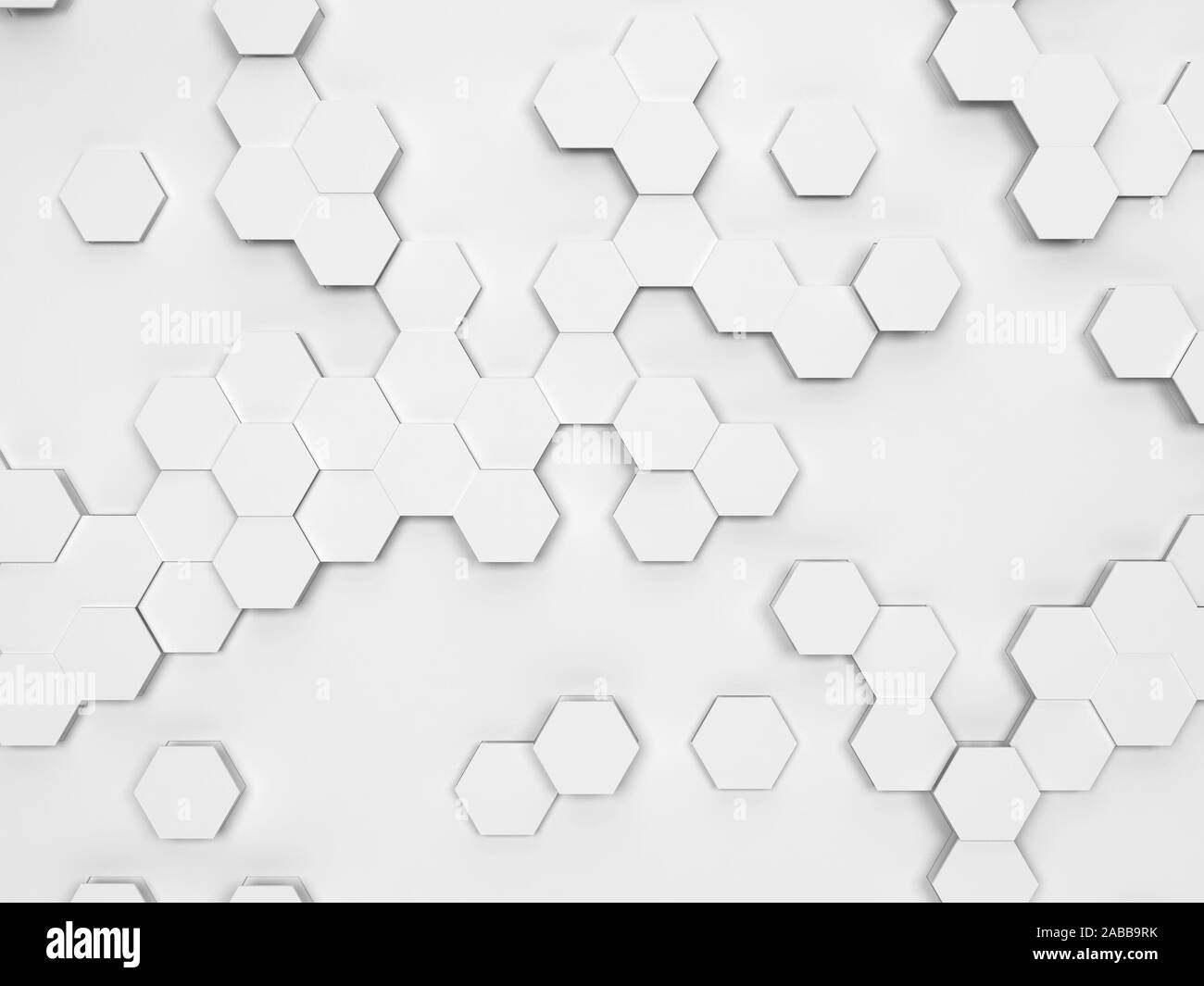 Abstract hexagonal pattern. 3d background Stock Photo - Alamy