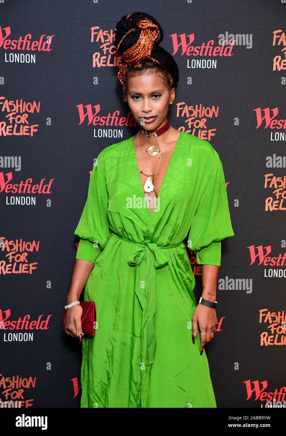 Iamddb attends the Fashion for Relief Charity pop-up store launch at ...