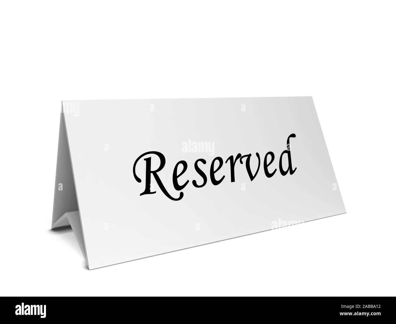 Stainless steel reserved sign hi-res stock photography and images - Alamy