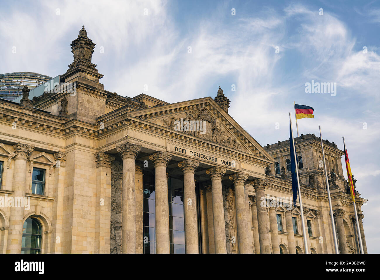 Reichstag building (german government) in Berlin, Germany Stock Photo ...