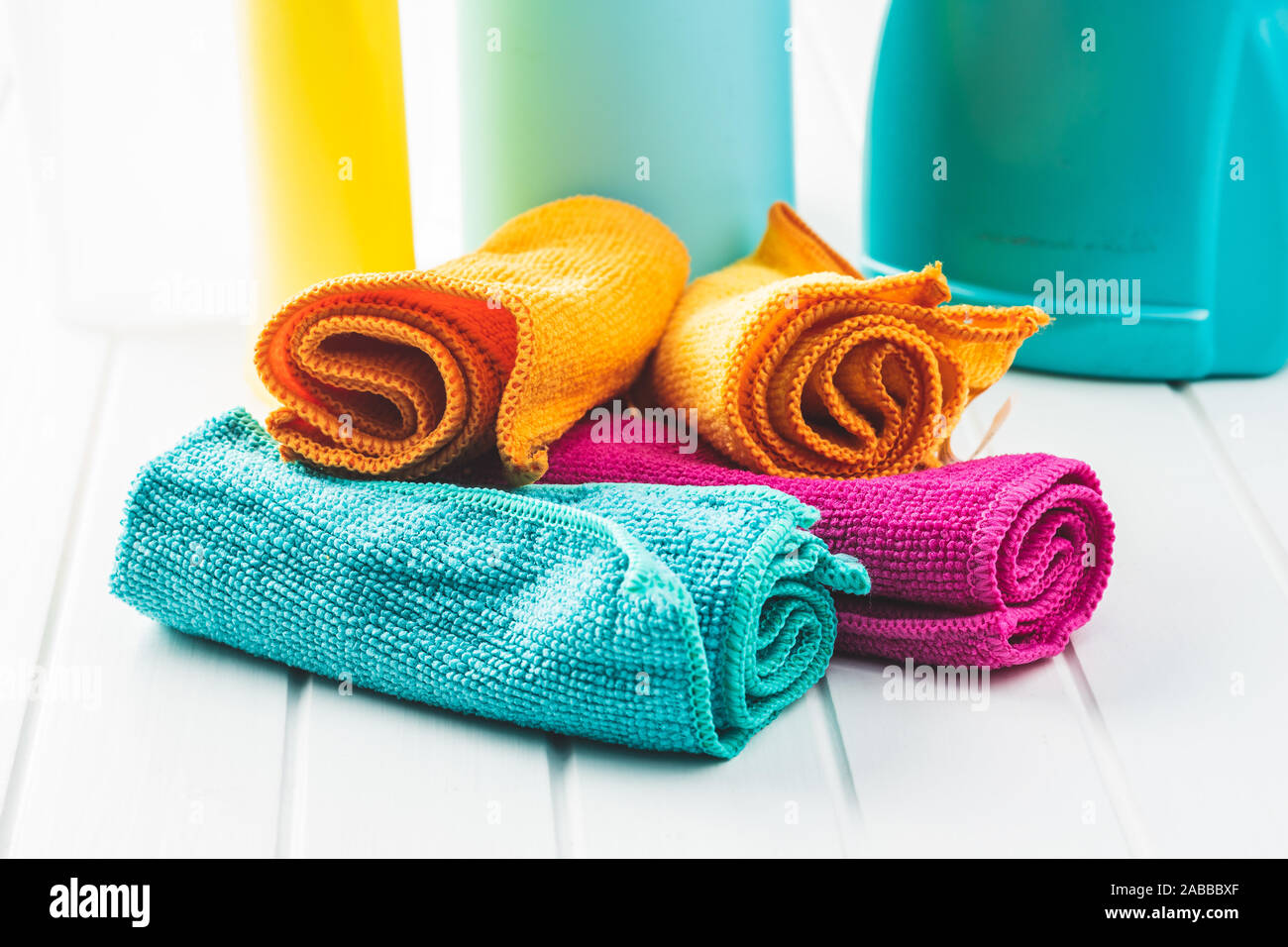 Microfiber cleaning cloth on hi-res stock photography and images - Alamy