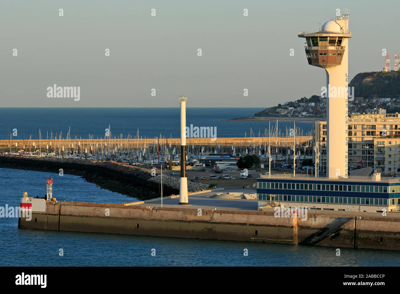 Port Control Tower, Le Havre, Normandy, France Stock Photo - Alamy