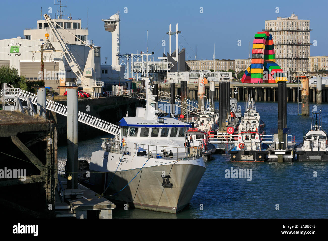 Le Havre Port, Normandy, France Stock Photo - Alamy