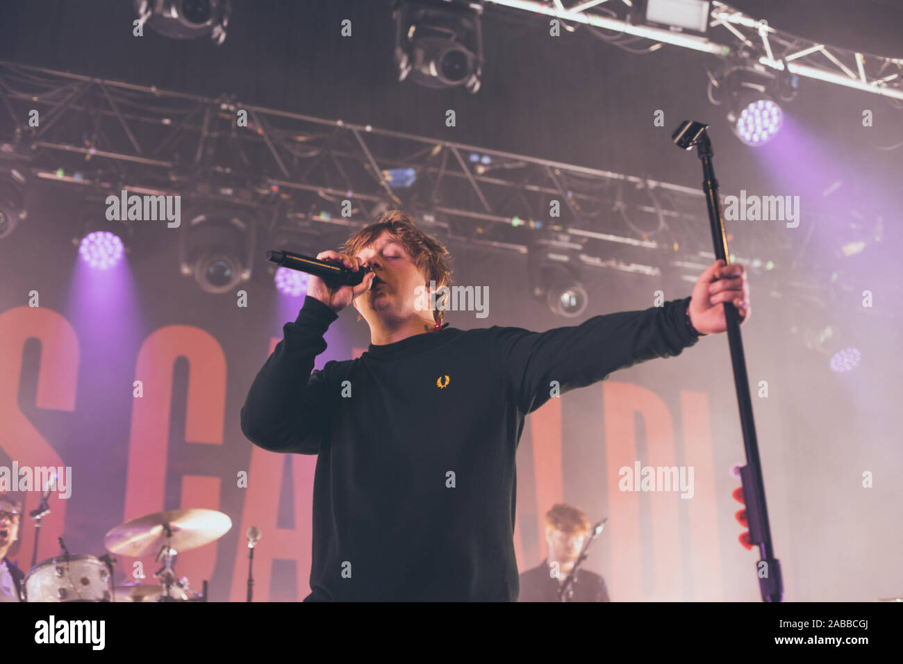 Lewis Capaldi live at Manchester academy november 2019 Stock Photo - Alamy