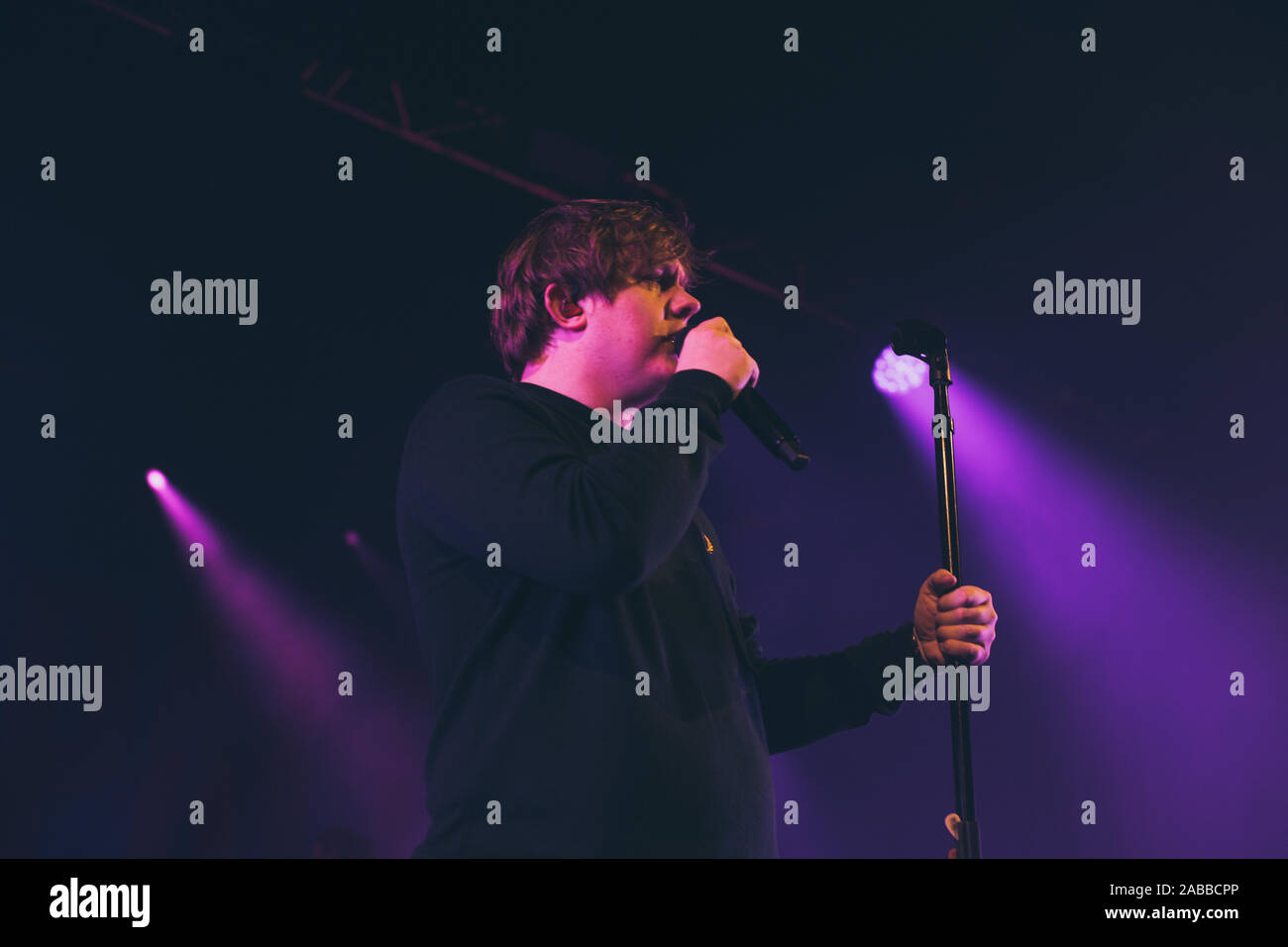Lewis Capaldi live at Manchester academy november 2019 Stock Photo - Alamy