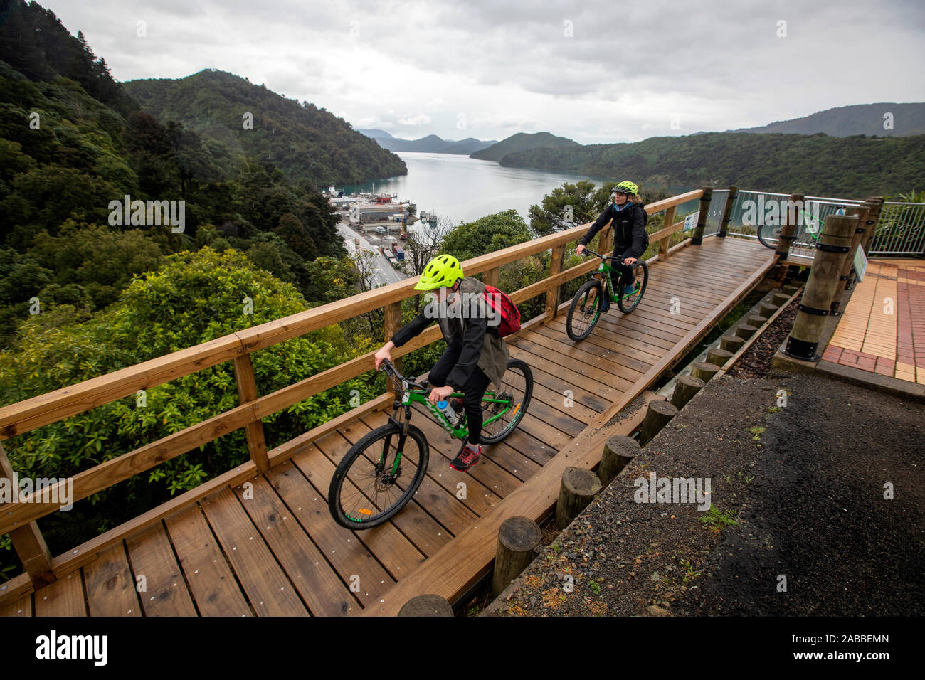 Link Pathway, Marlborough, New Zealand Stock Photo - Alamy
