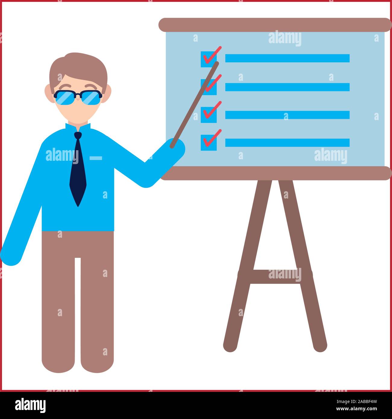 teacher man with chalkboard vector illustration design Stock Vector ...