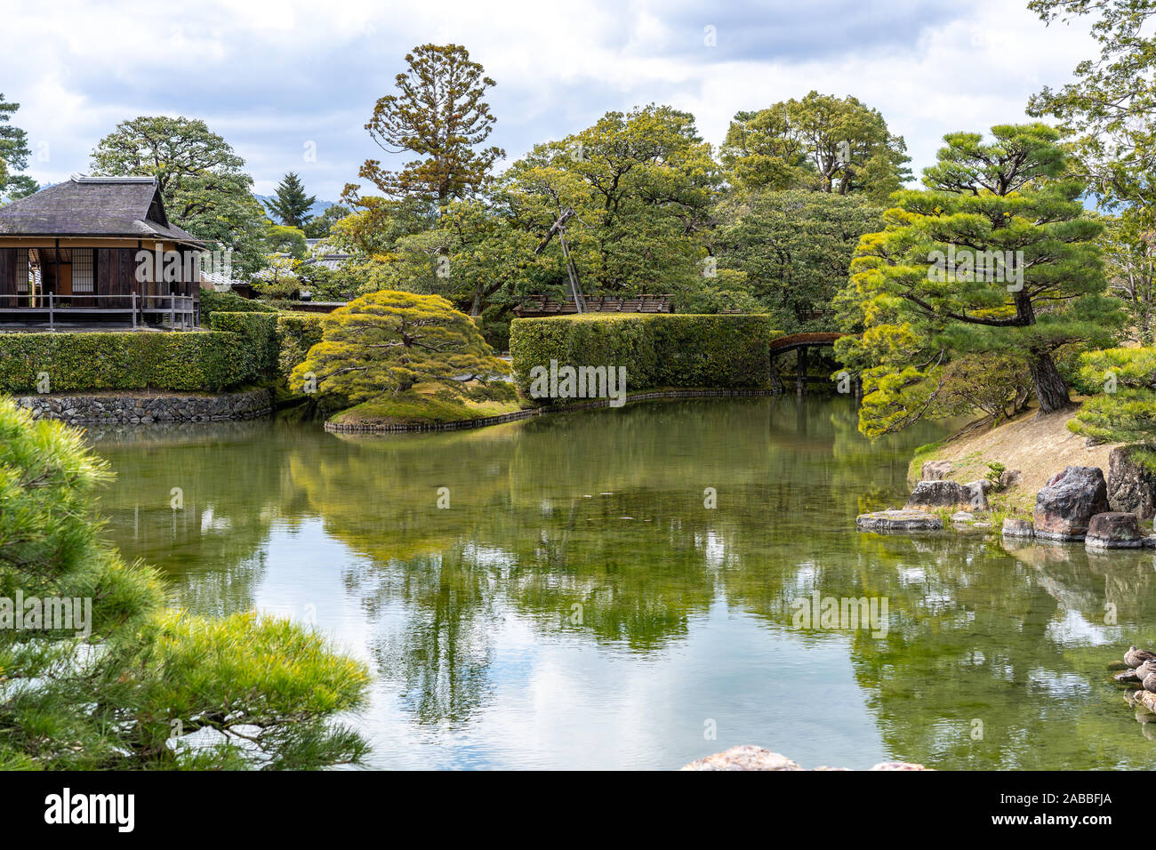 Katsura Imperial Villa and gardens, Kyoto, Japan Stock Photo - Alamy