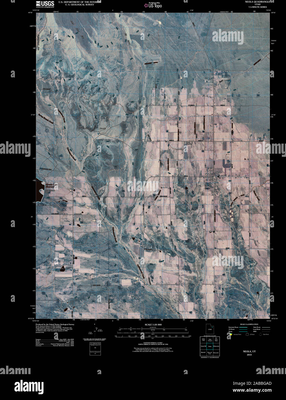 Neola map hi-res stock photography and images - Alamy