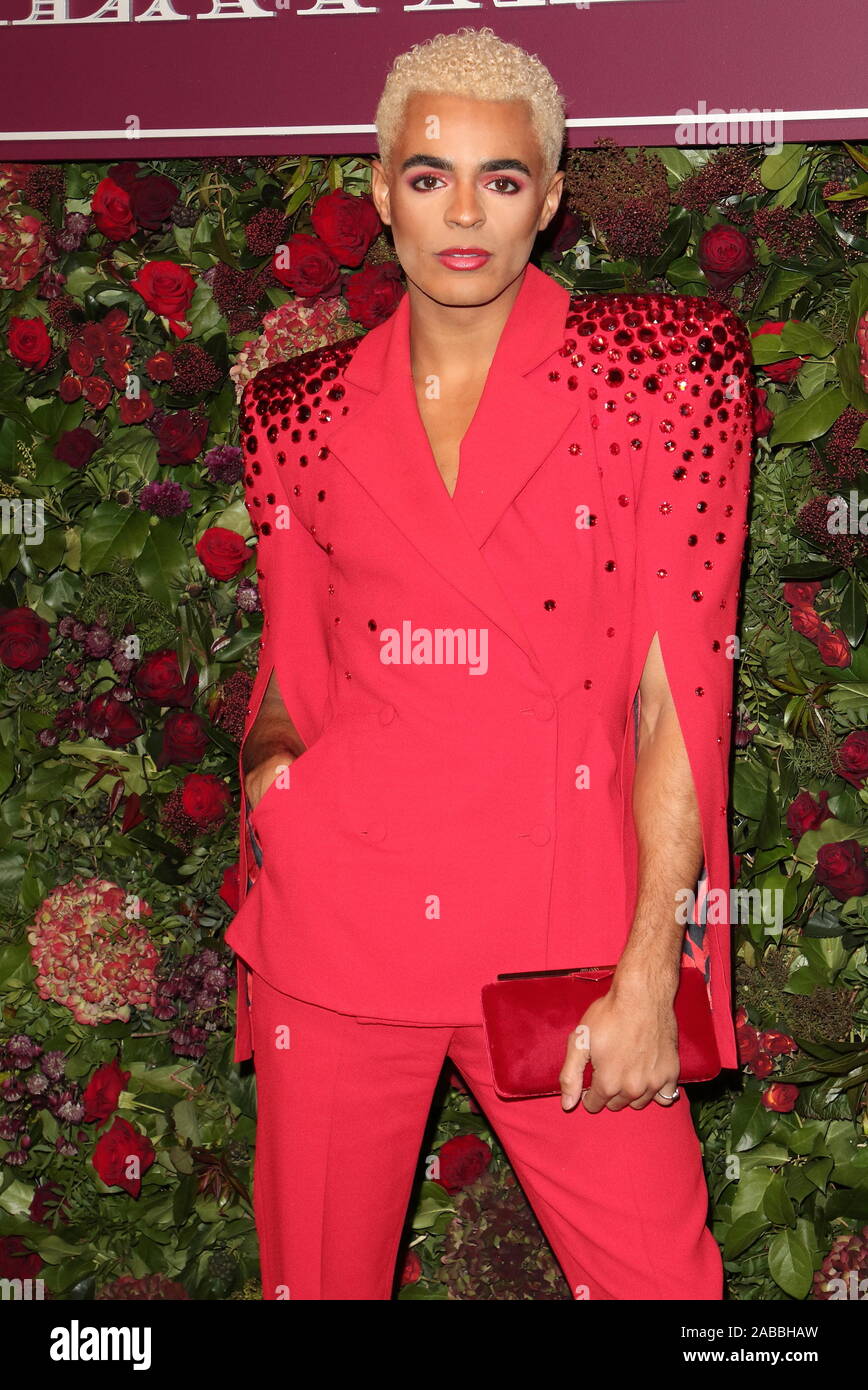 London, UK. Layton Williams at the 65th Evening Standard Theatre Awards ...