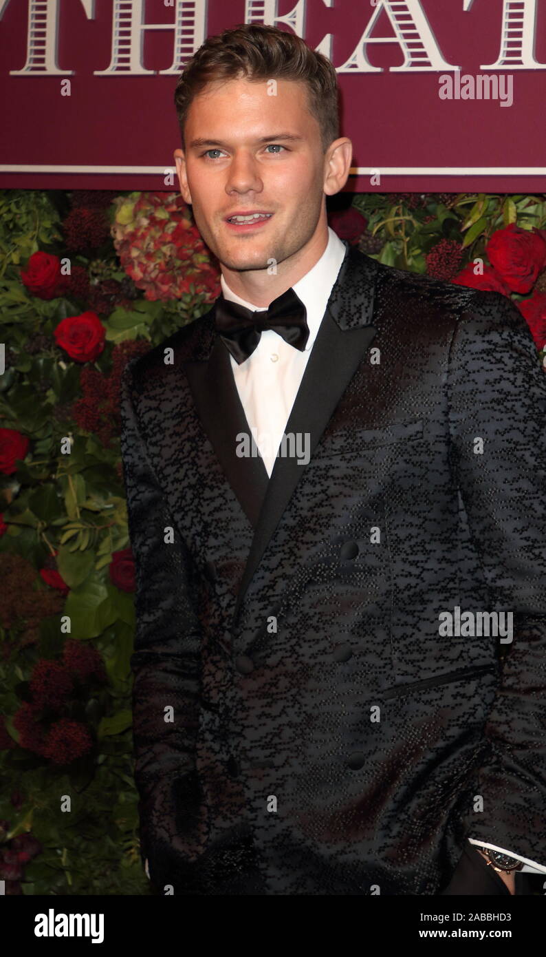 London, UK. Jeremy Irvine at the 65th Evening Standard Theatre Awards ...