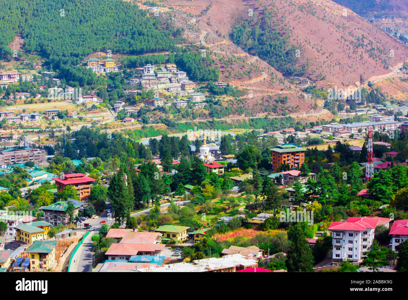 Thimphu is the capital and largest city of Bhutan Stock Photo - Alamy