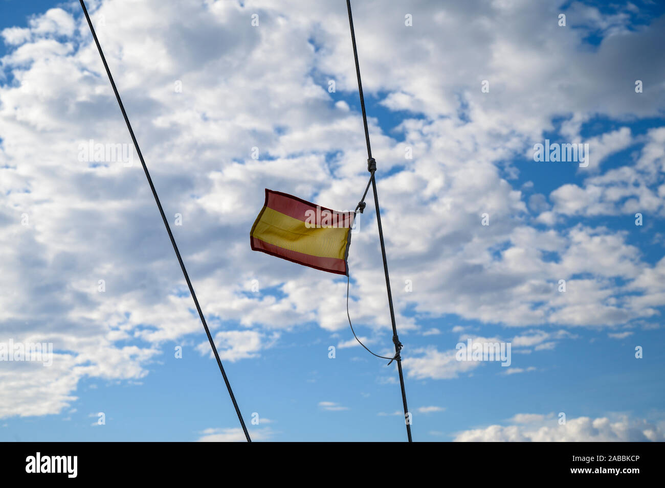 Spain flag boat hi-res stock photography and images - Alamy