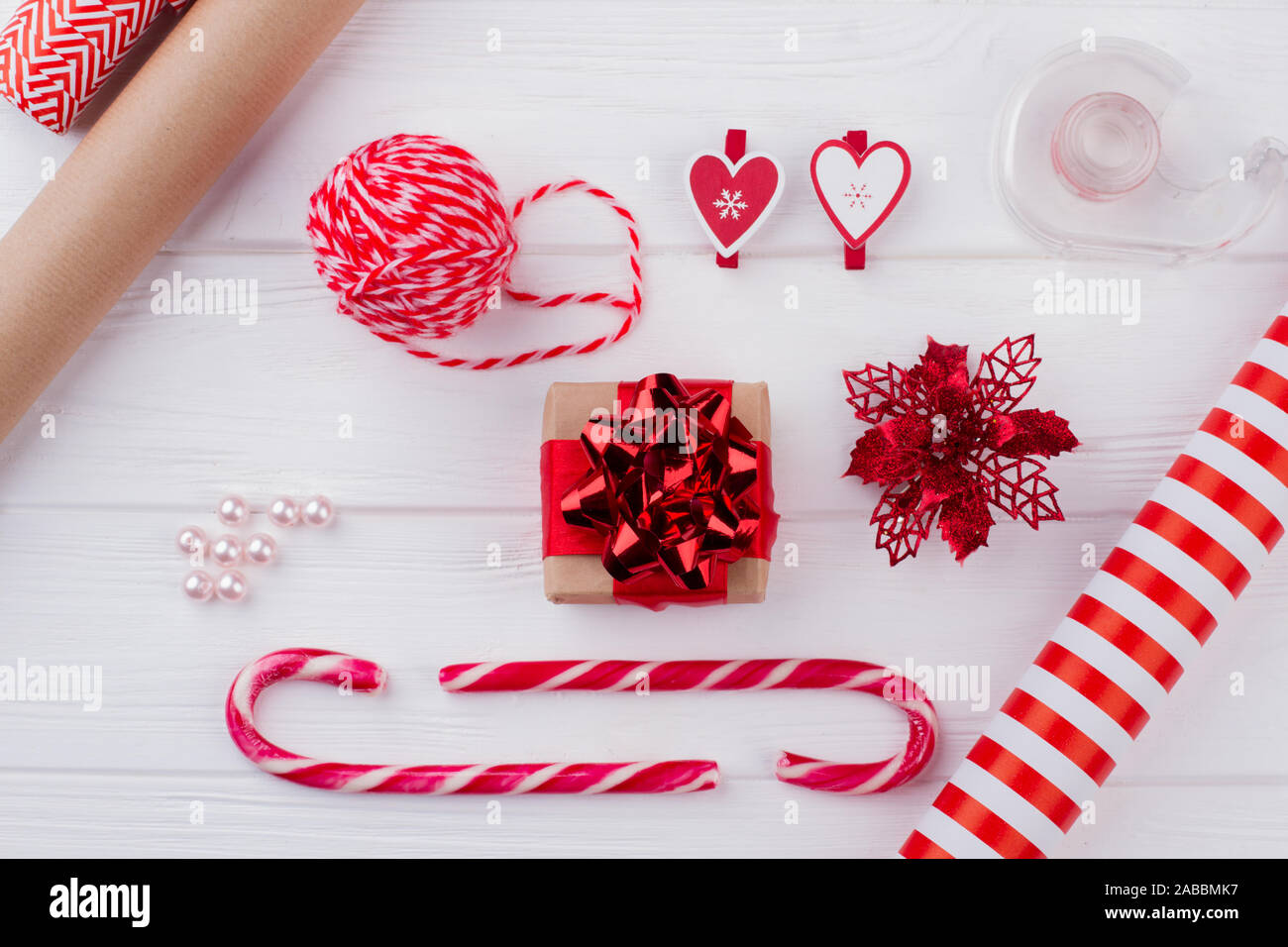 Fabric wrapped presents on hi-res stock photography and images - Alamy