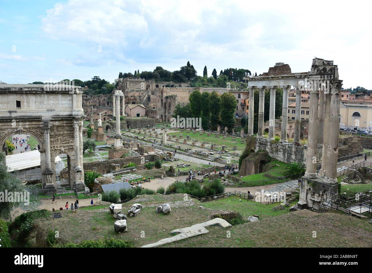 Roman Forum in Rome Italy, a true wonder of the world Stock Photo - Alamy