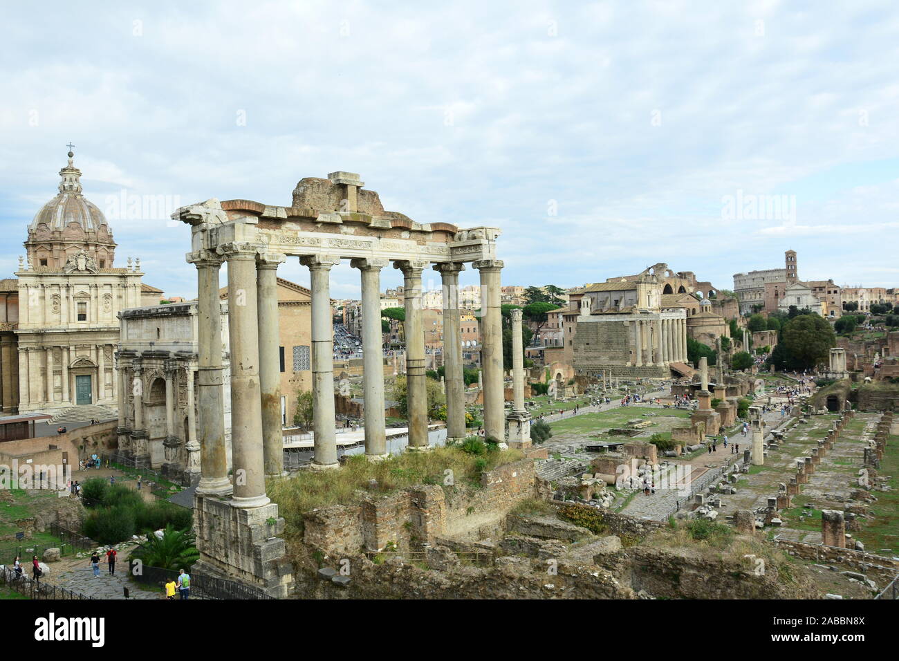 Roman Forum in Rome Italy, a true wonder of the world Stock Photo - Alamy
