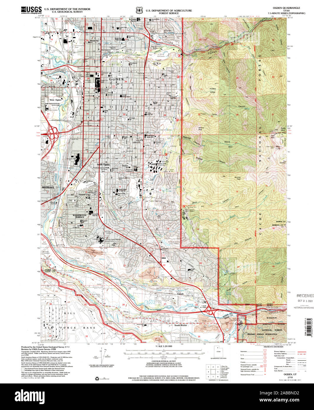 UT Ogden 251089 1998 24000 Restoration Stock Photo - Alamy