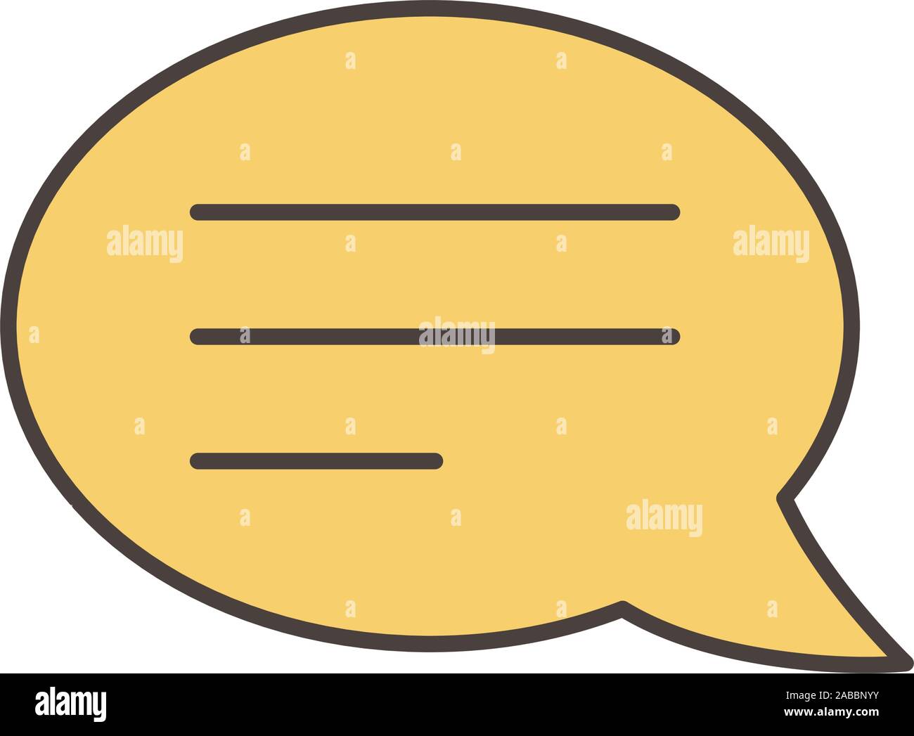 speech bubble sms social media icon vector illustration Stock Vector ...