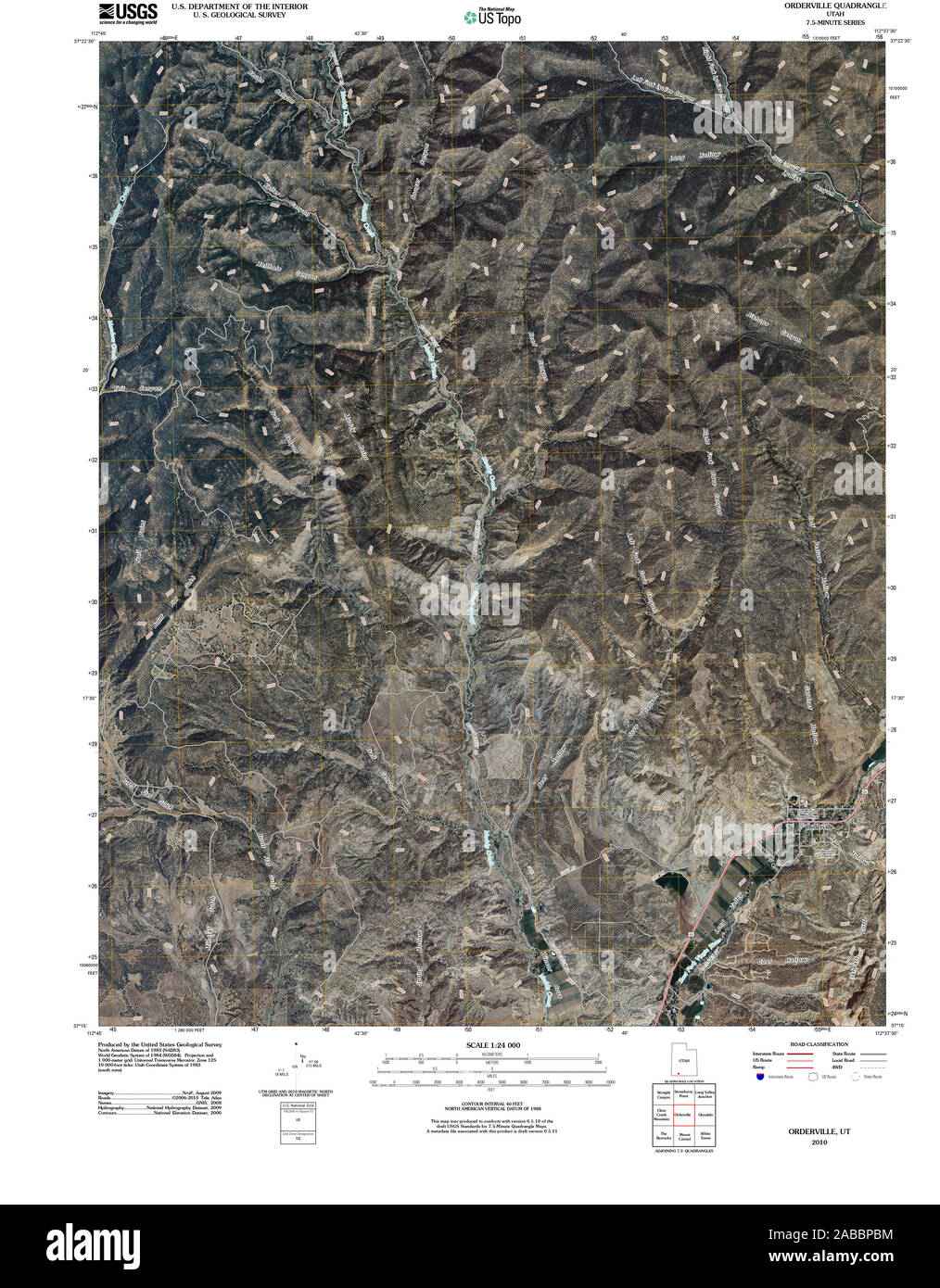 Orderville map hi-res stock photography and images - Alamy