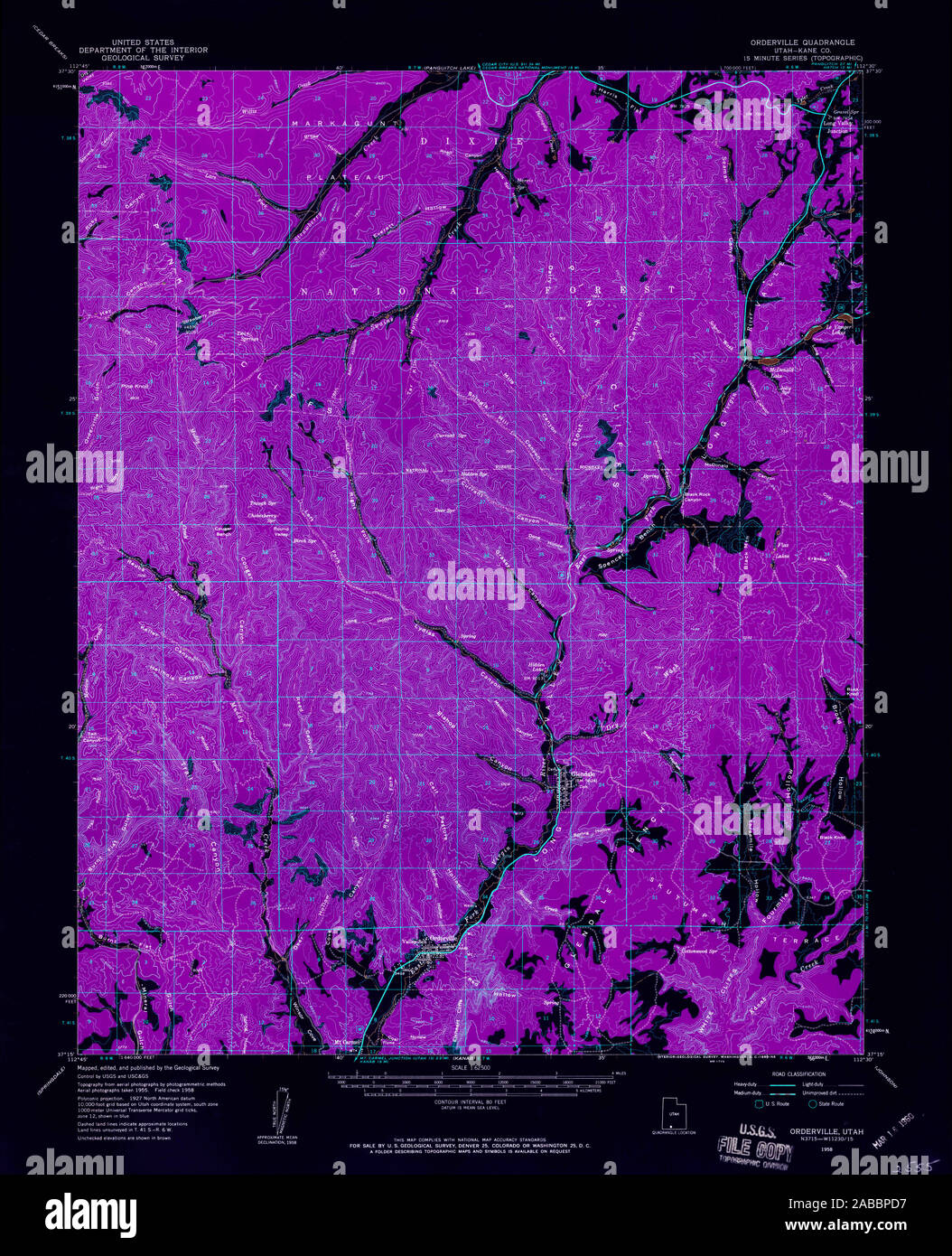 Orderville map hi-res stock photography and images - Alamy