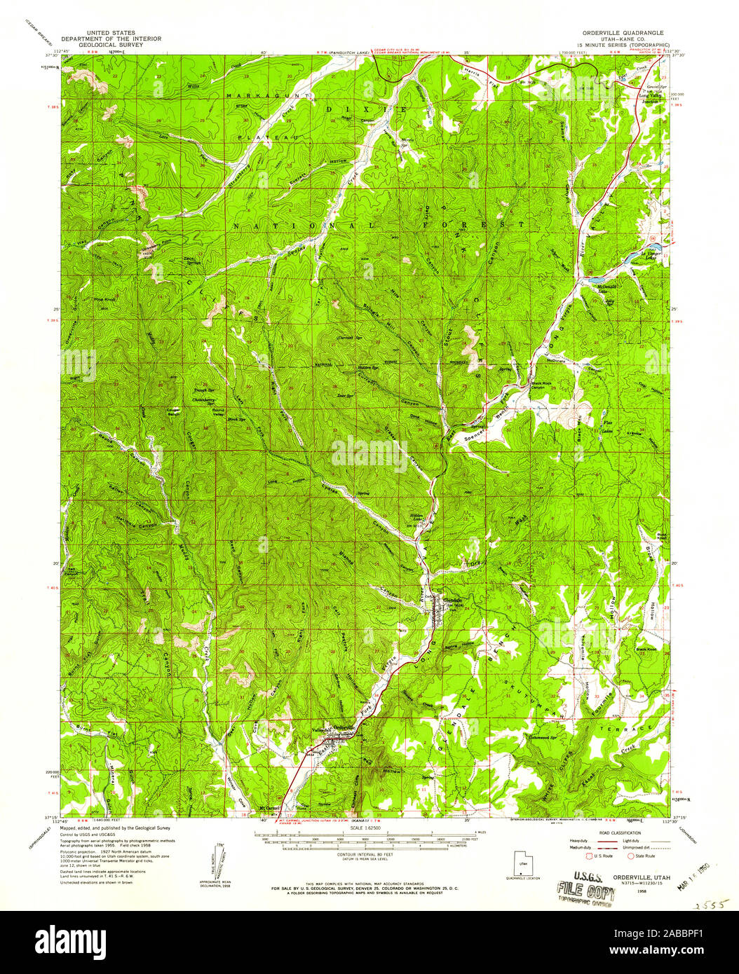 Orderville map hi-res stock photography and images - Alamy