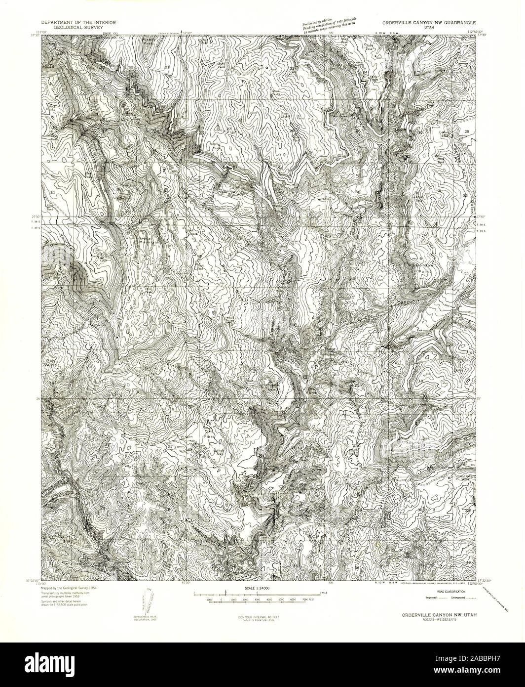 Orderville map hi-res stock photography and images - Alamy