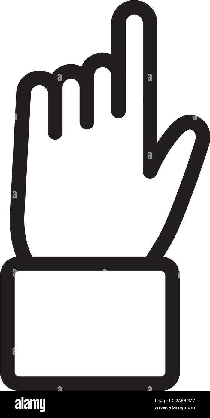 Hand signal icon design, Emoticon human finger gesture palm ...