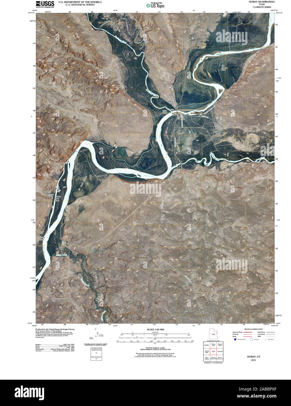 Ouray map Cut Out Stock Images & Pictures - Alamy