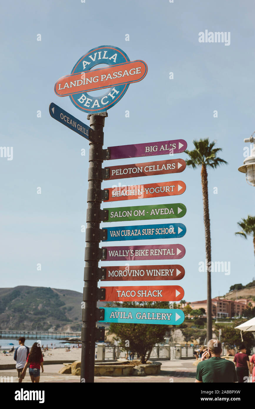 Avila beach hi-res stock photography and images - Alamy