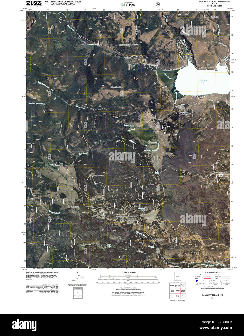 Map of panguitch hi-res stock photography and images - Alamy