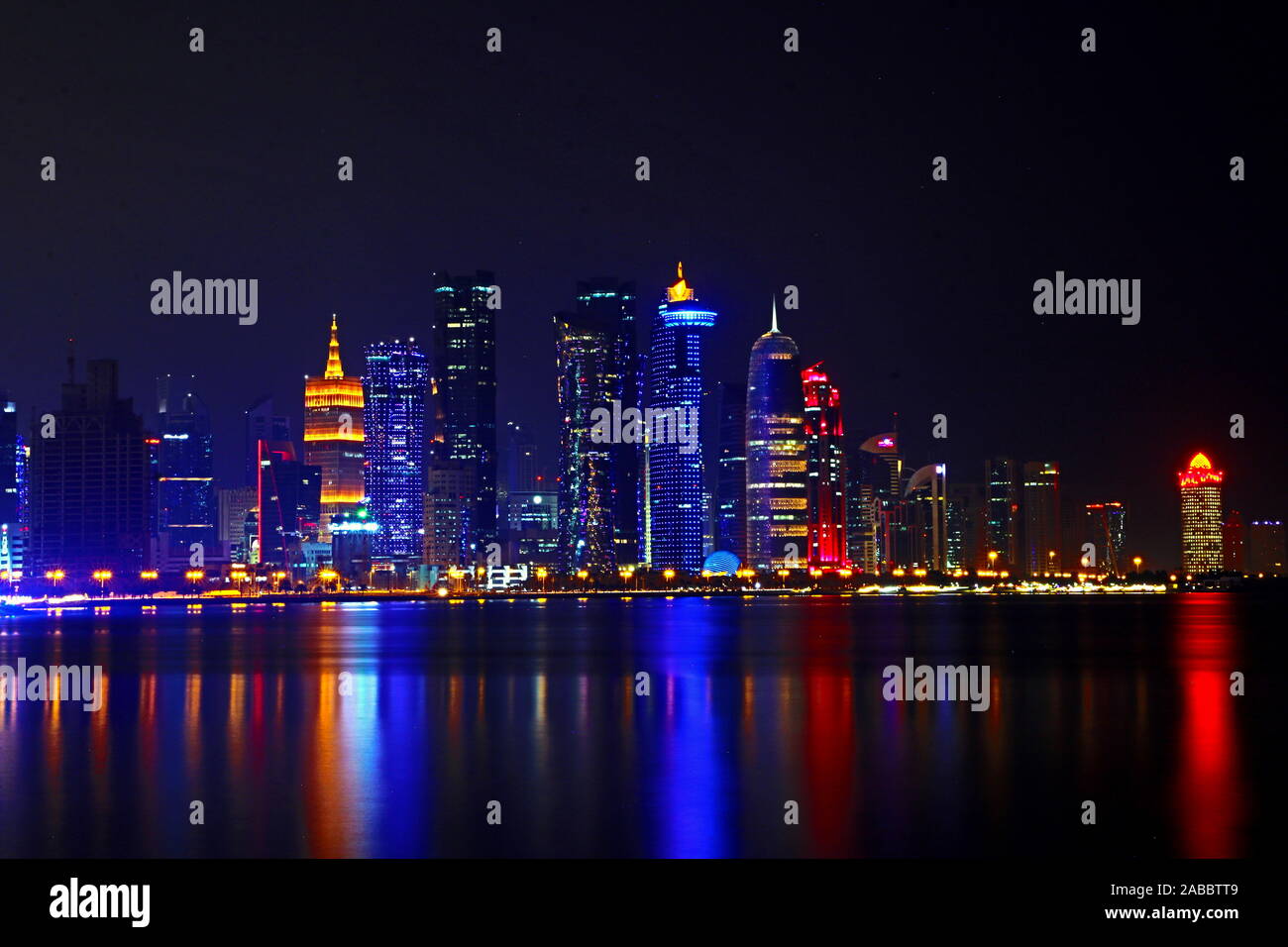 Doha skyline from sheraton hi-res stock photography and images - Alamy