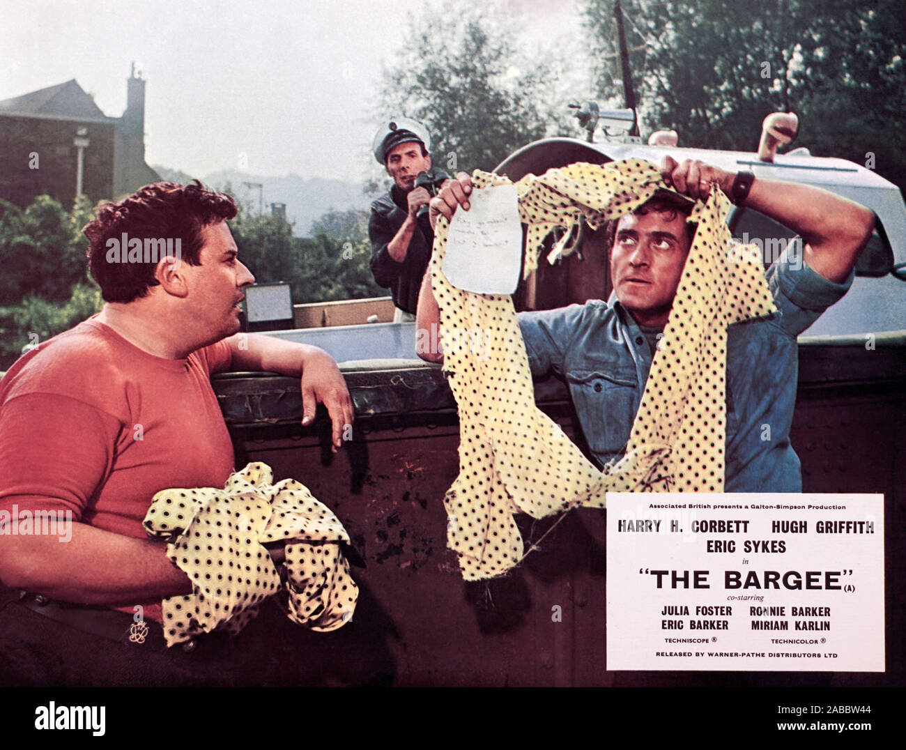 THE BARGEE, from left: Ronnie Barker, Eric Sykes, Harry H. Corbett ...