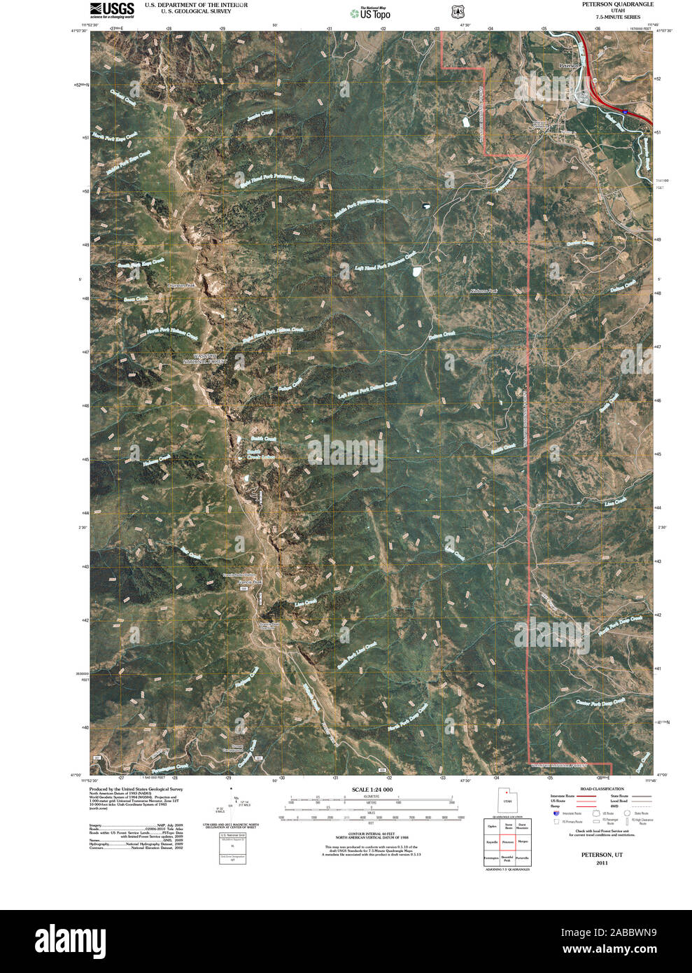 Peterson map Cut Out Stock Images & Pictures - Alamy