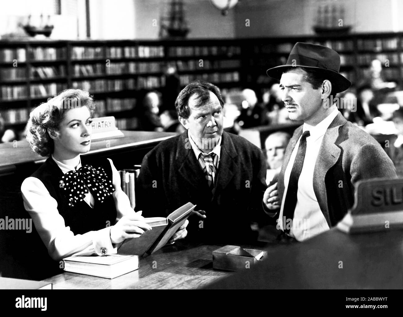 ADVENTURE, from left, Greer Garson, Thomas Mitchell, Clark Gable, 1945 ...
