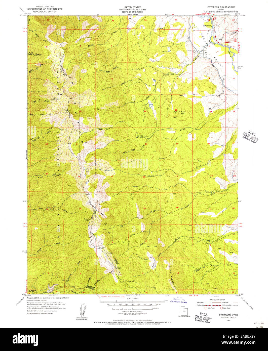 Peterson map Cut Out Stock Images & Pictures - Alamy