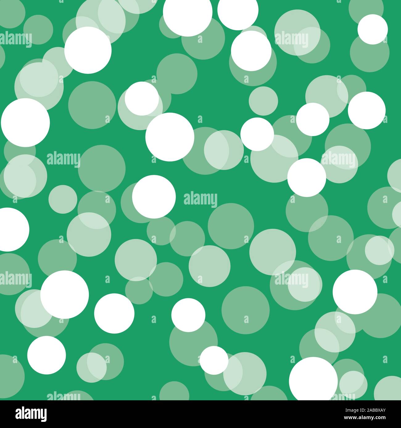 Abstract Circles Green And White Bokeh Background Texture Modern