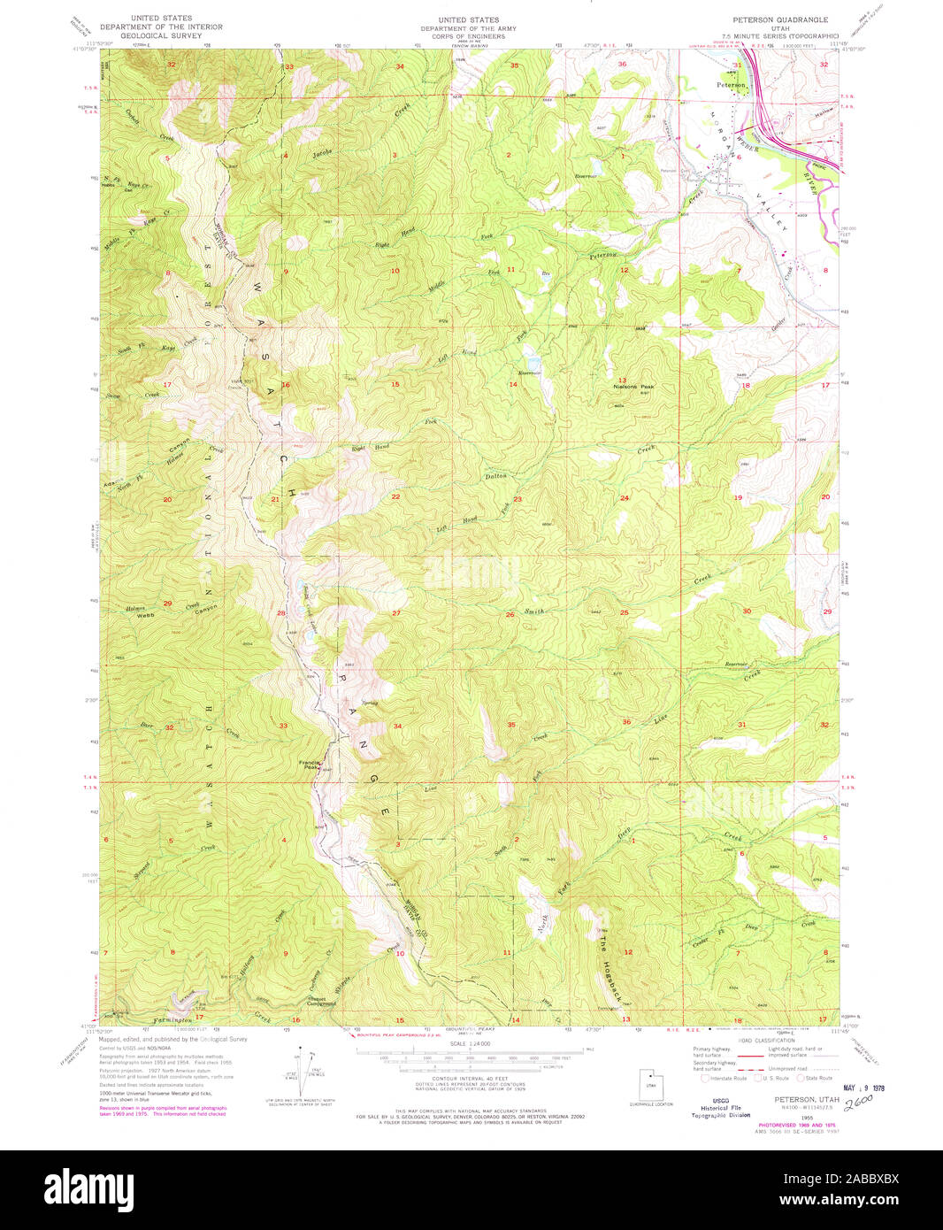 Peterson map Cut Out Stock Images & Pictures - Alamy