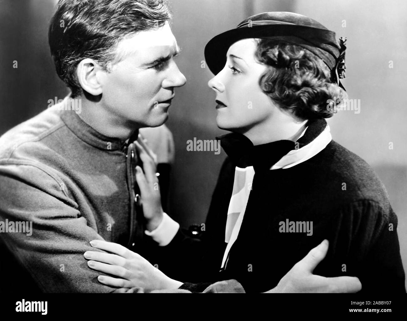 ANN VICKERS, from left, Walter Huston, Irene Dunne, 1933 Stock Photo ...