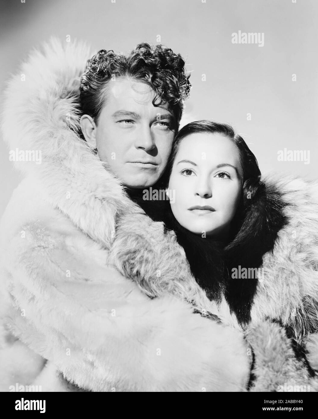 ARCTIC MANHUNT, from left: Mikel Conrad, Carol Thurston, 1949 Stock ...