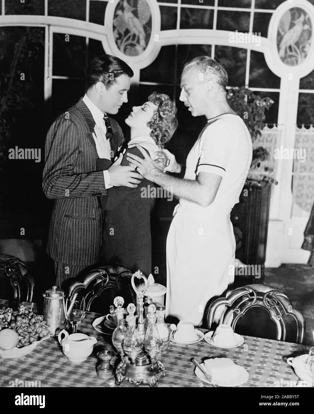ARISE, MY LOVE, from left: Ray Milland, Claudette Colbert, director ...